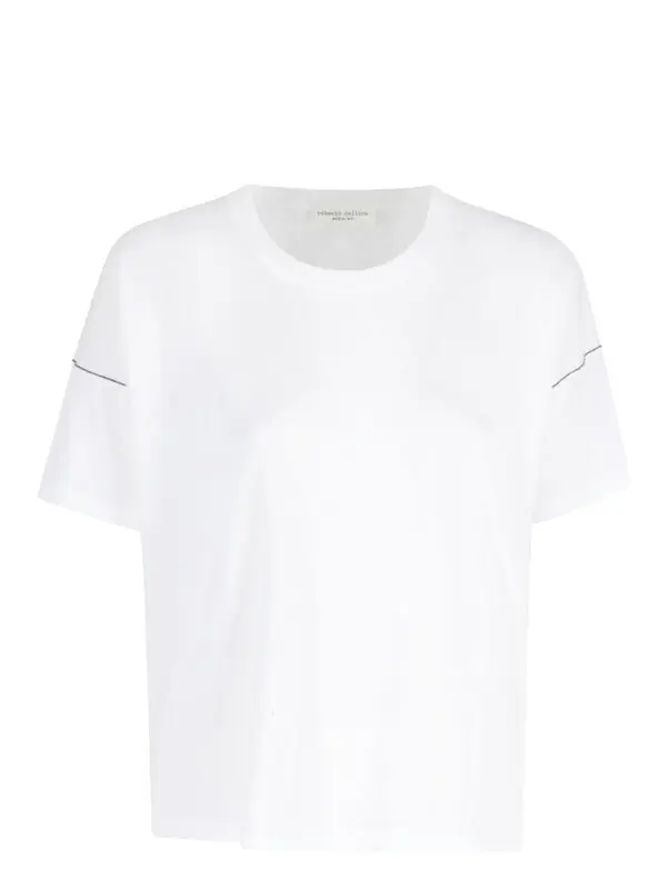 ROBERTO COLLINA Short Sleeve T-shirt - White
