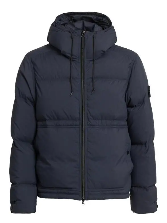 Stone Island Short Ripstop Down Parka - Black
