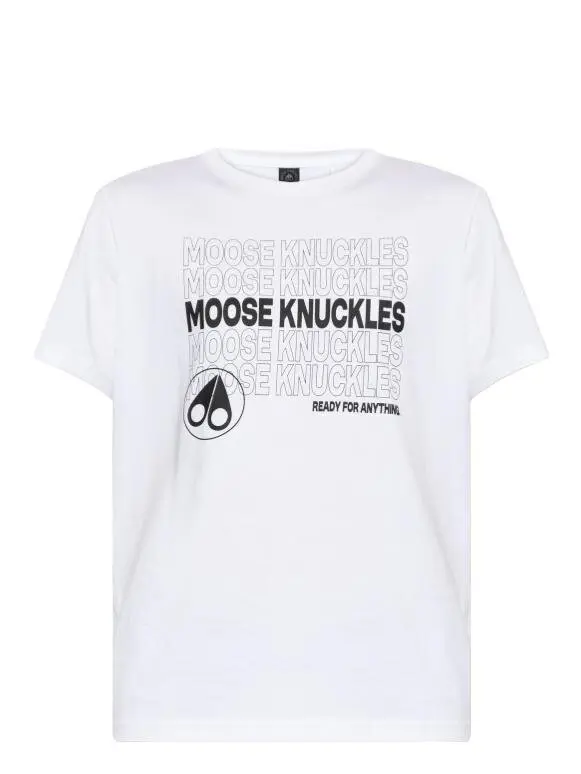 Moose Knuckles Short-sleeved T-shirt - White