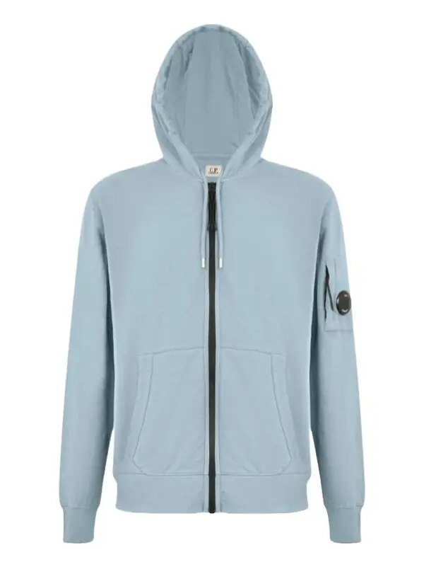 C.P. COMPANY Goggle Zip Hoodie - Blue