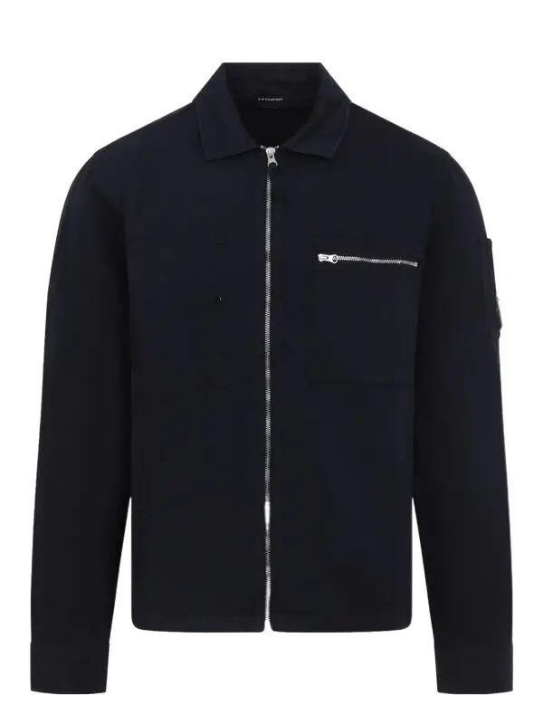 C.P. COMPANY Lens Zip-through Jacket - Black