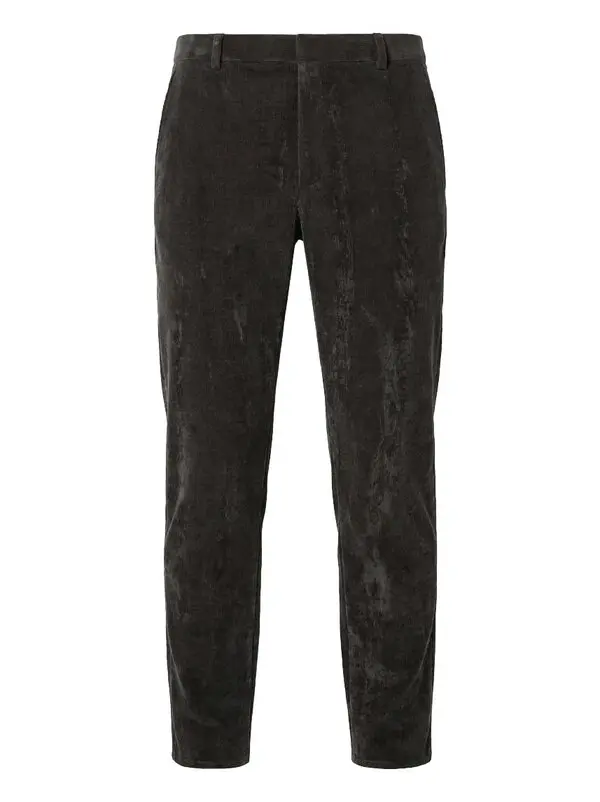 Gucci Stretch Velvet Leggings - Grey