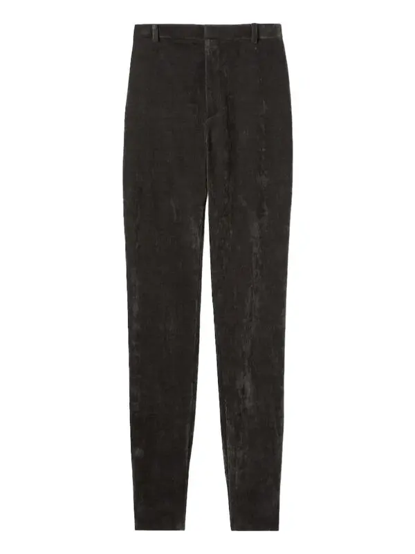 Gucci Stretch Velvet Leggings - Grey
