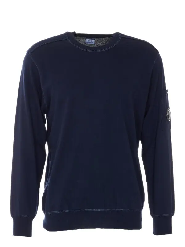 C.P. COMPANY Lens Pocket Knitted Sweater - Black