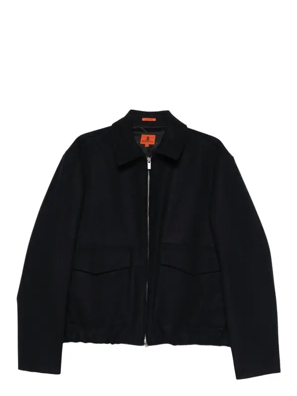 Barena Venezia Zip-up Jacket With Flap Pockets - Navy