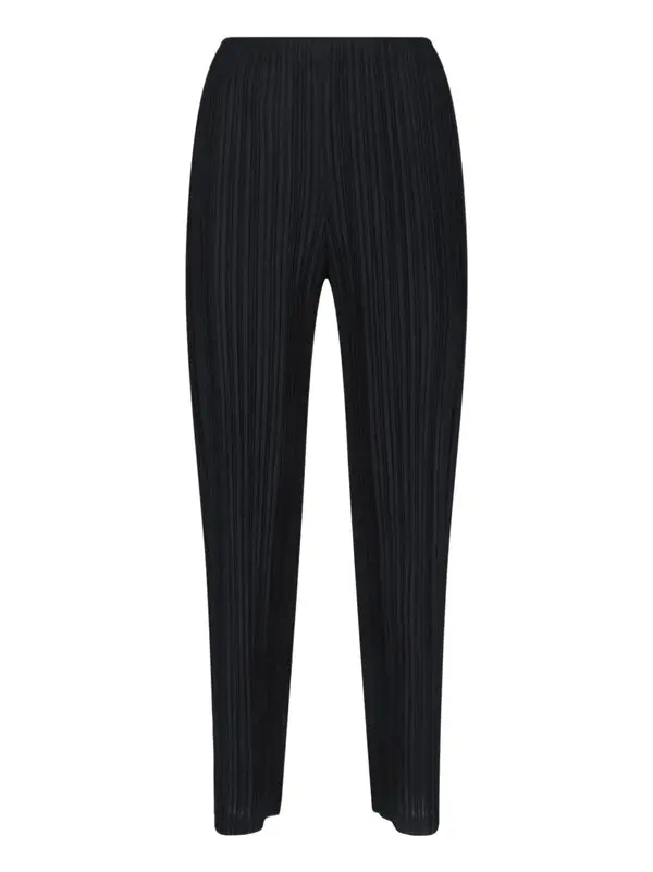 Issey Miyake Pleated Trousers - Black