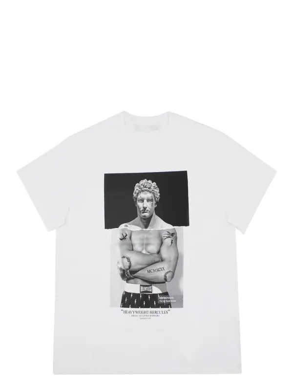 Neil Barrett Photo Printed Short-sleeved T-shirt - White