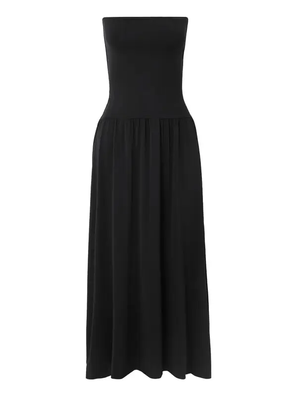 ERES Oda Strapless Dress - Black