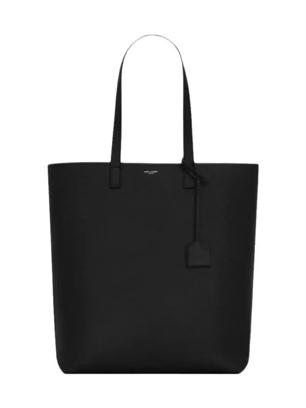 Saint Laurent Logo Detailed Tote Bag - Black