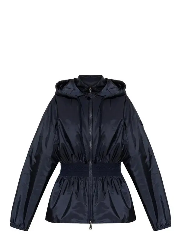 Moncler Liriope Hooded Rain Jacket - Midnight Blue