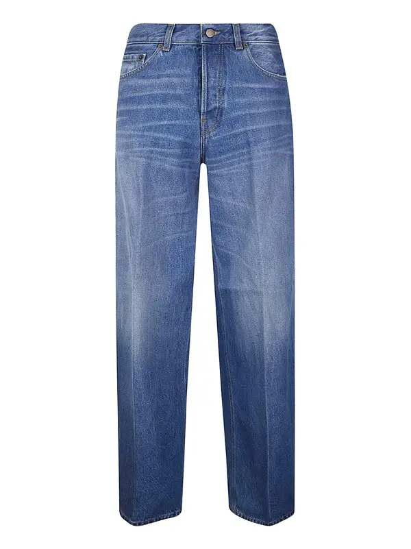 HAIKURE Belt Loop Jeans - Blue