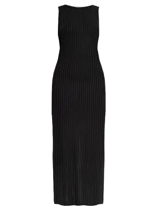 RAG  BONE Rag & Bone Sleeveless Ribbed Maxi Dress - Black
