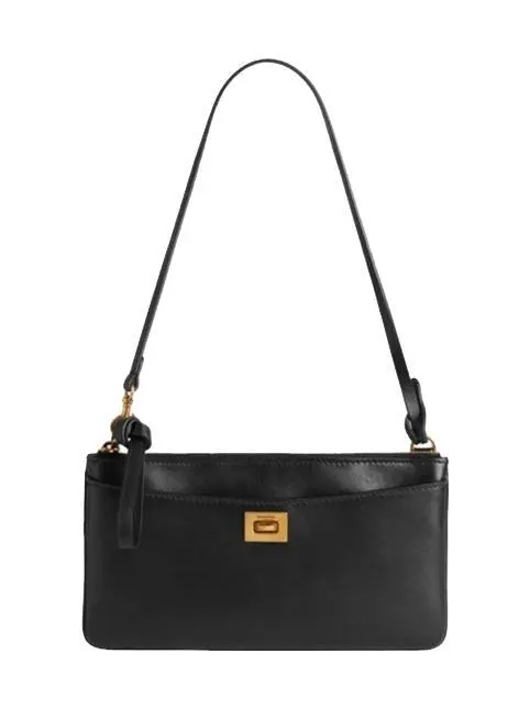 Balenciaga Rodeo Phone Pouch Shoulder Bag - Black