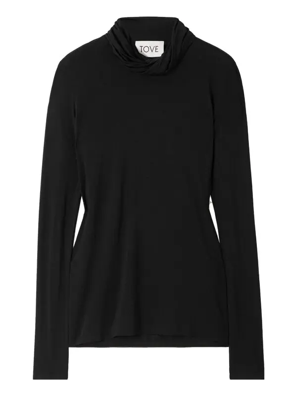 Tove Long Sleeve Top - Black