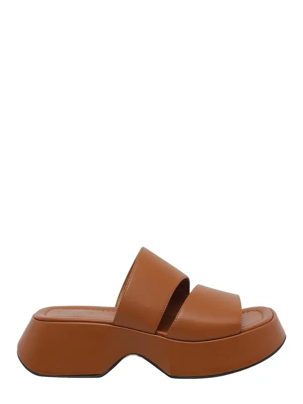 VIC MATIE Logic Platform Mules - Brown