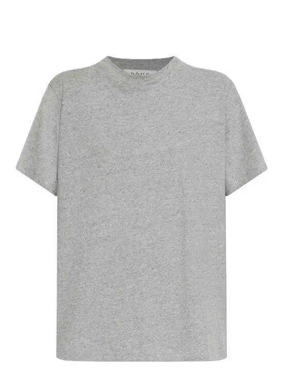 RÓHE Relaxed Fit Crewneck T-shirt - Gray