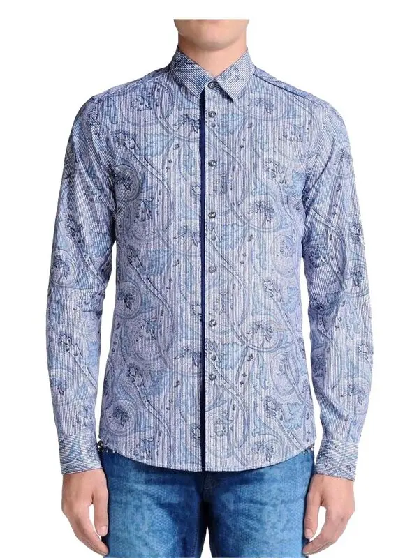 Just Cavalli Long-sleeved Shirt - Blue