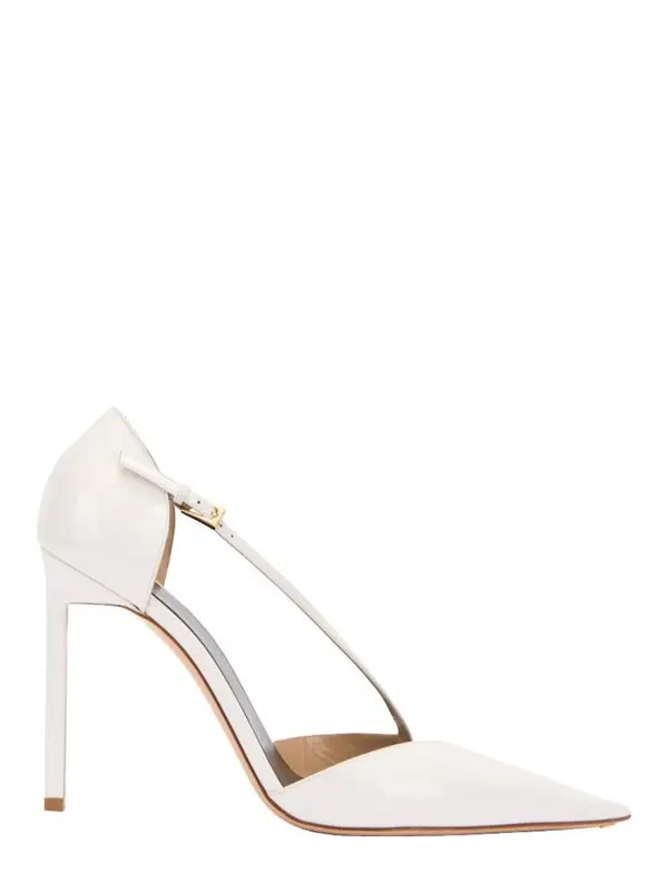 TOM FORD Patent Leather T-strap Pumps - White