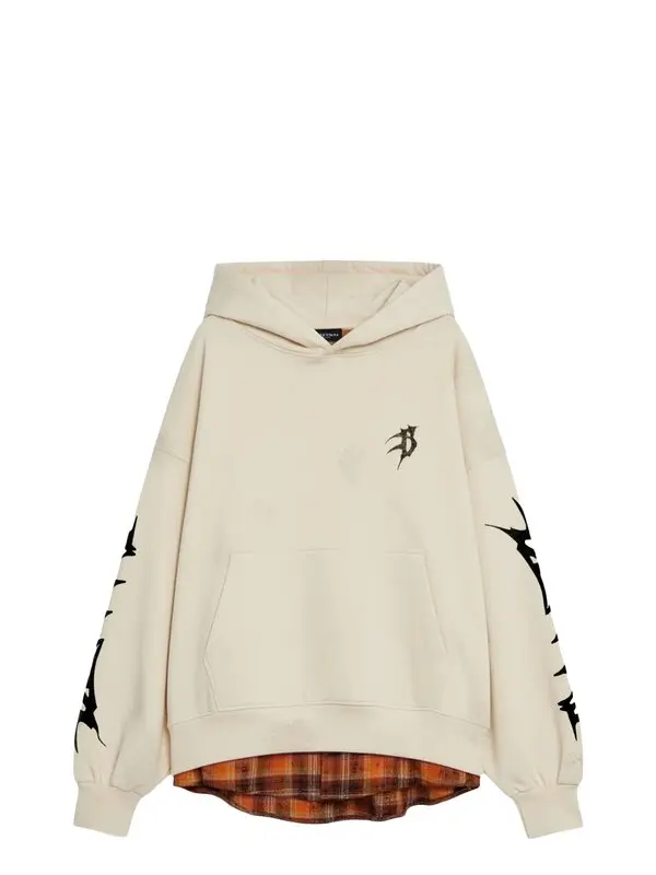 BARROW Graphic Print Hoodie - White