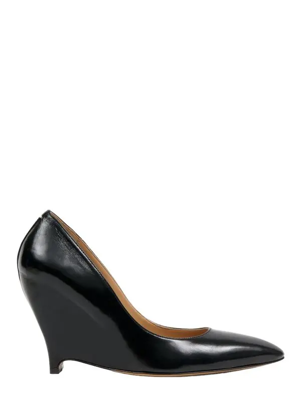 MAISON MARGIELA Pointed Toe Wedge Pumps - Black