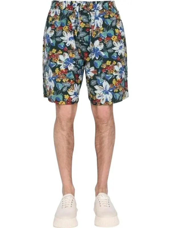 You Must Create Floral Print Elasticated Shorts - Multi