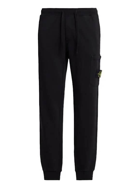 Stone Island Cotton Sweatpants - Black