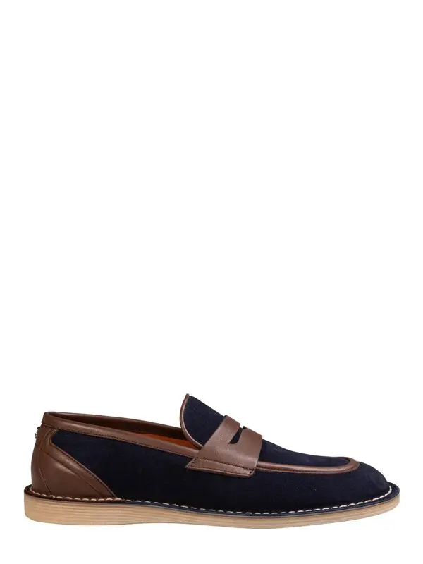 Dolce & Gabbana Logo Plaque Loafers - Black