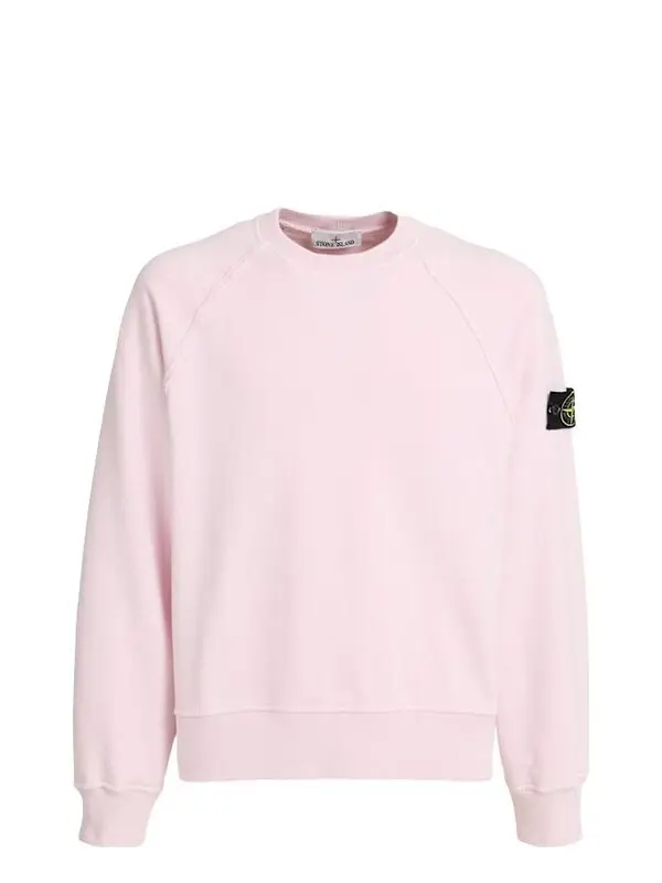 Stone Island Brushed Cotton Sweatshirt - Pink