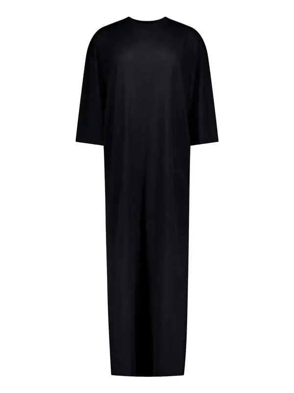TOTEME Crewneck T-shirt Dress - Black