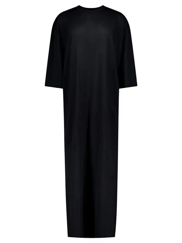 TOTEME Crewneck T-shirt Dress - Black