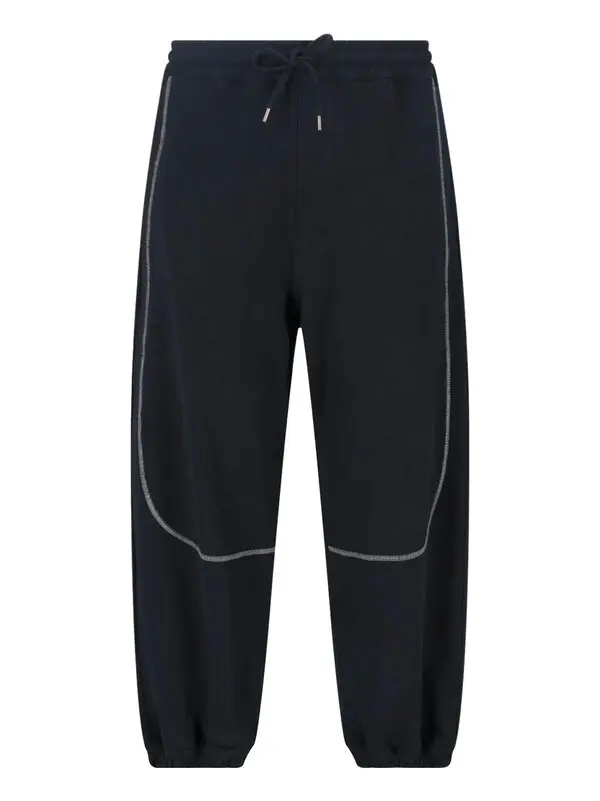 VIVIENNE WESTWOOD Contrast Stitch Joggers - Black