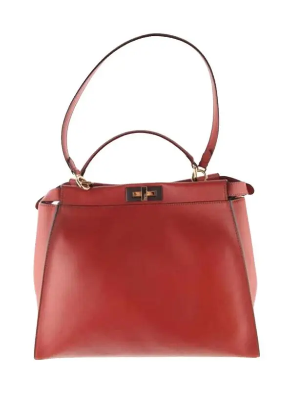 Fendi Top Handle Handbag - Red
