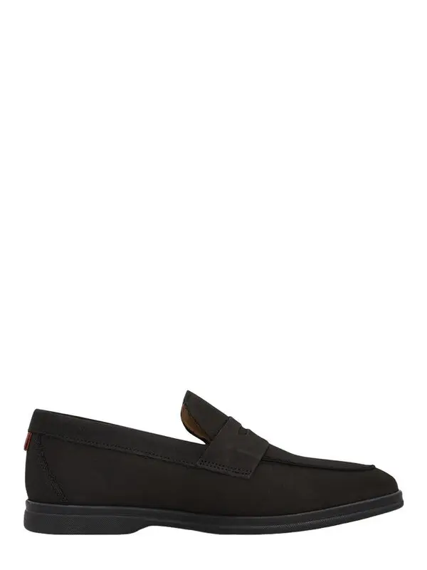 Bally Round Toe Slip-on Loafers - Black