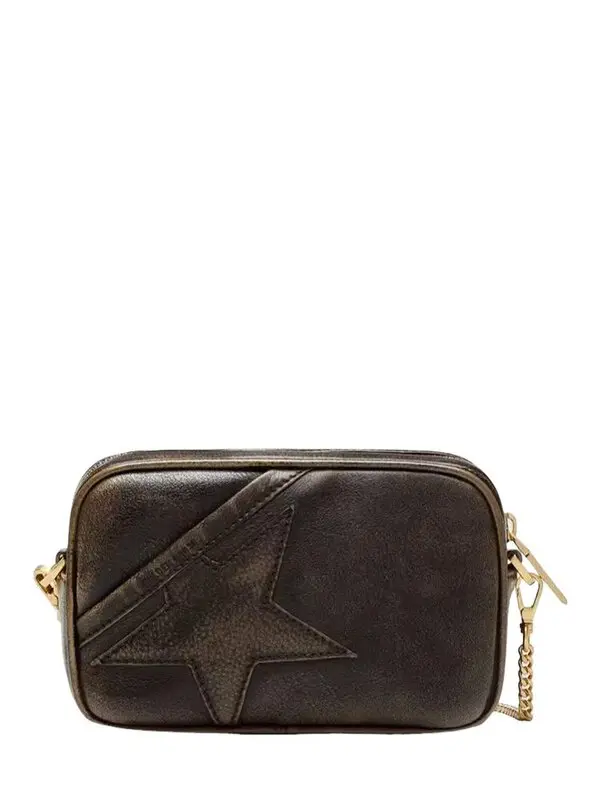 GOLDEN GOOSE Mini Star Camera Bag - Dark Brown