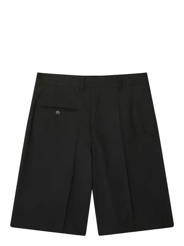 MAISON MARGIELA Mid-length Shorts With Welt Pockets - Black