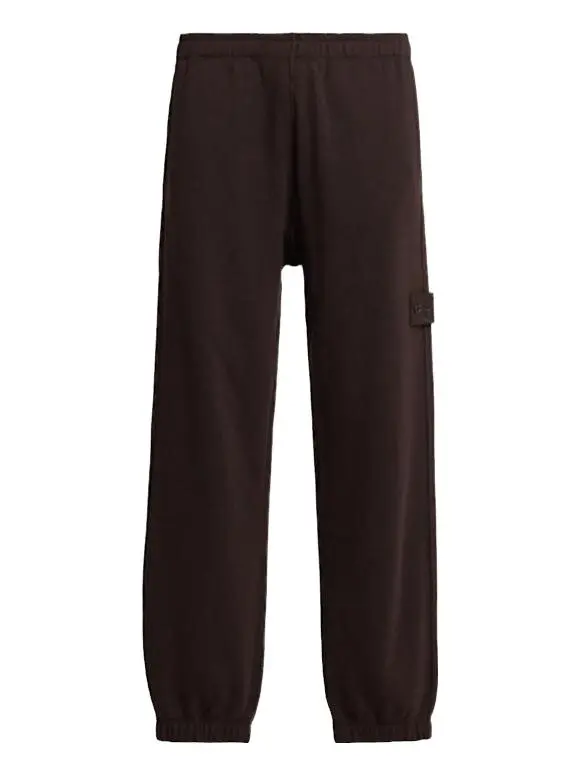 Stone Island Wool Cotton Sweatpants - Black