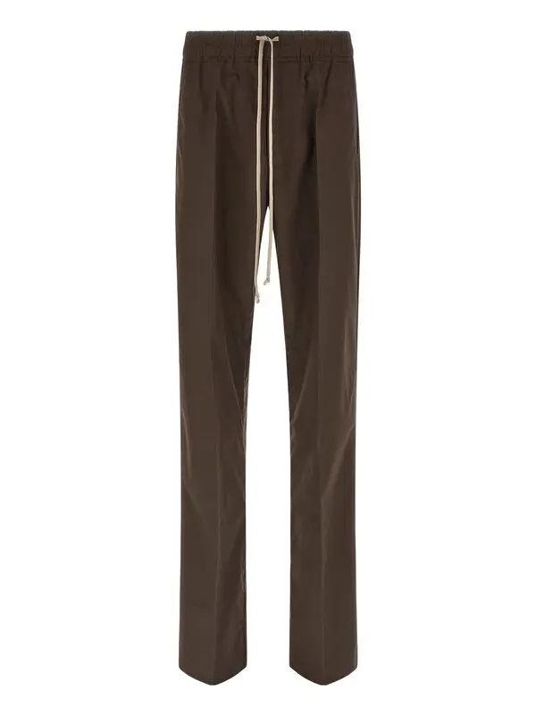 Rick Owens Dietrich Drawstring Trousers - Brown