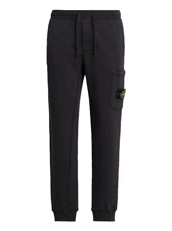 Stone Island Cotton Sweatpants - Black