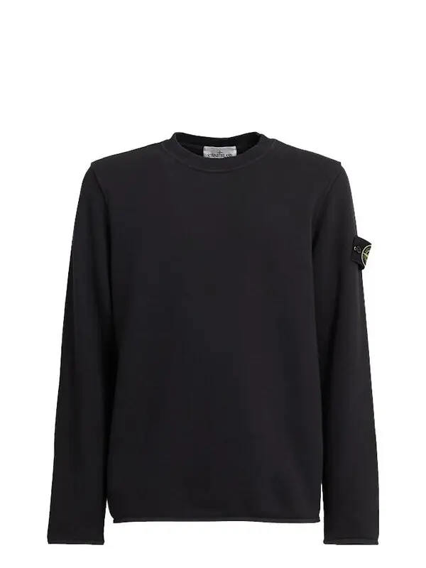 Stone Island Cotton Sweatshirt - Black