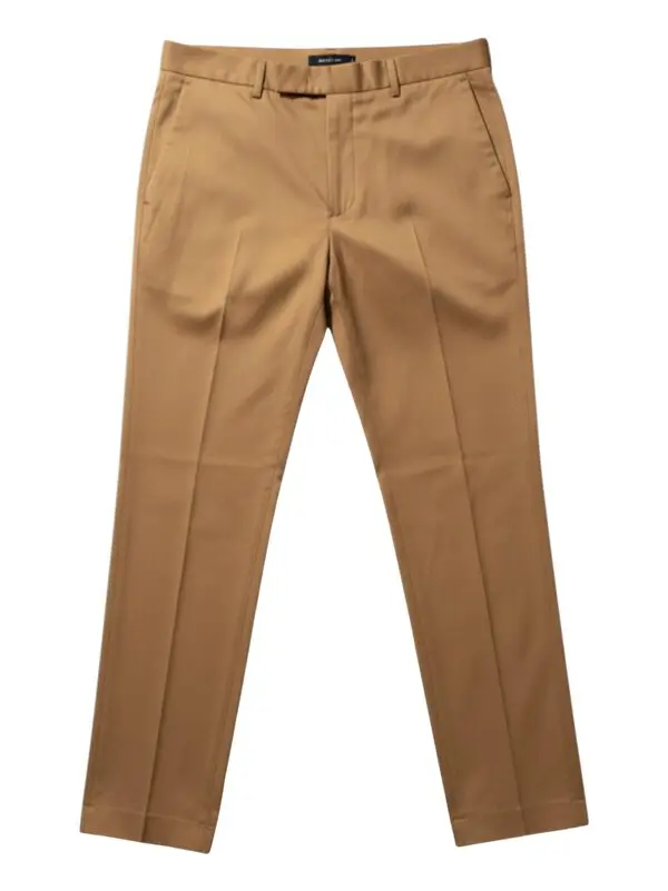 PT TORINO Tailored Casual Trousers With Belt Loops - Camel