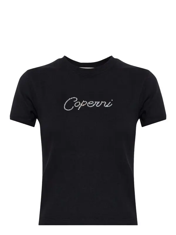 Coperni Short Sleeve Crewneck T-shirt - Black