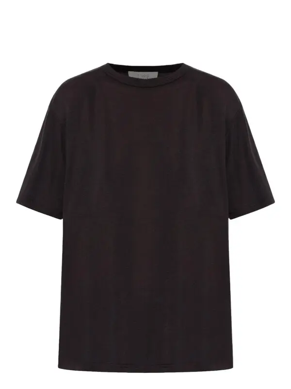 Studio Nicholson Braun T-shirt - Black Grape Color