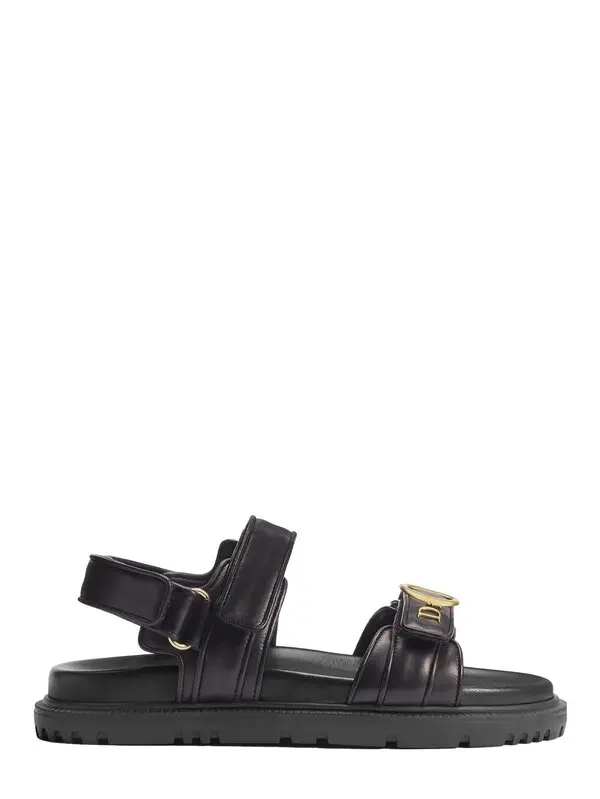 Dior Sandals With Logo Detail - Black