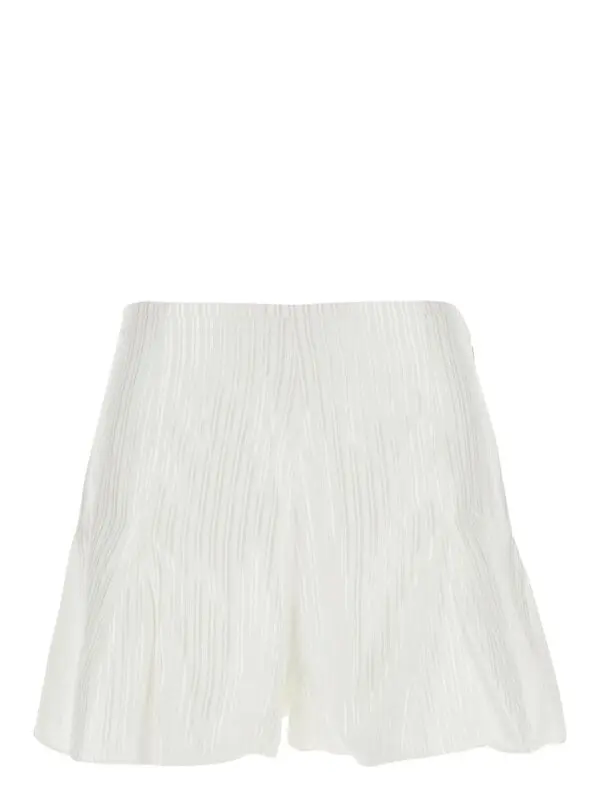ROTATE BY BIRGER CHRISTENSEN Striped Flared Shorts - White