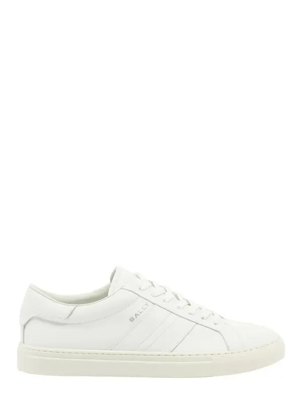 Bally Hedon Leather Sneakers - White