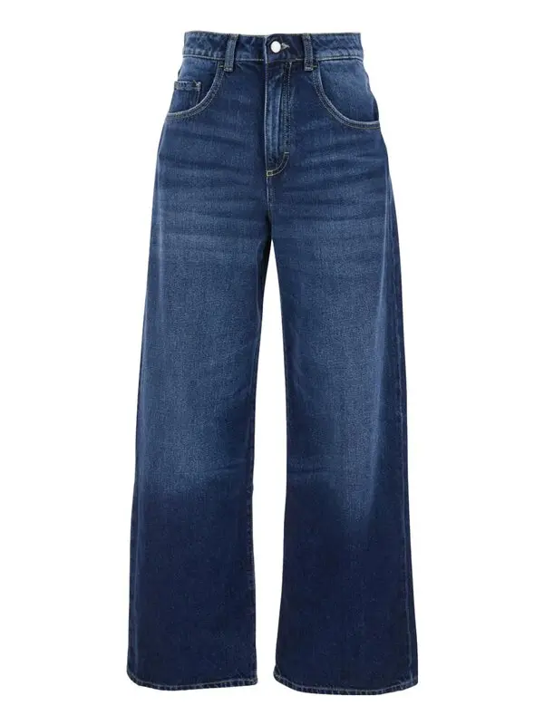 ICON DENIM LOS ANGELES Poppy Wide-leg Jeans - Blue