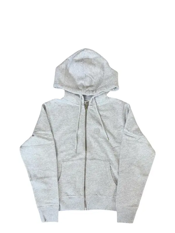 ANINE BING Zipper Hoodie - Grey