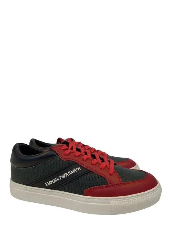 Emporio Armani Logo Lace-up Sneakers - Multicolor