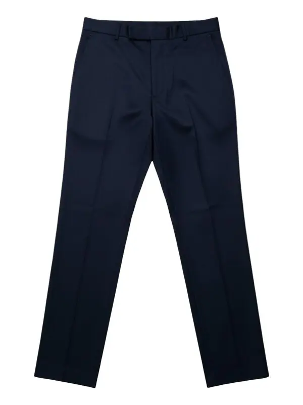 PT TORINO Tailored Trousers With Belt Loops - Black