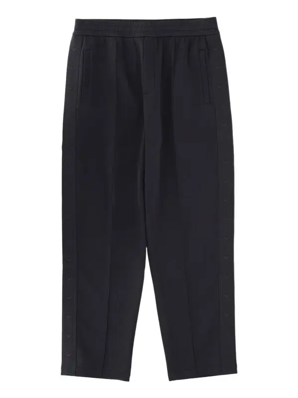 Emporio Armani Logo Tape Pants - Blue